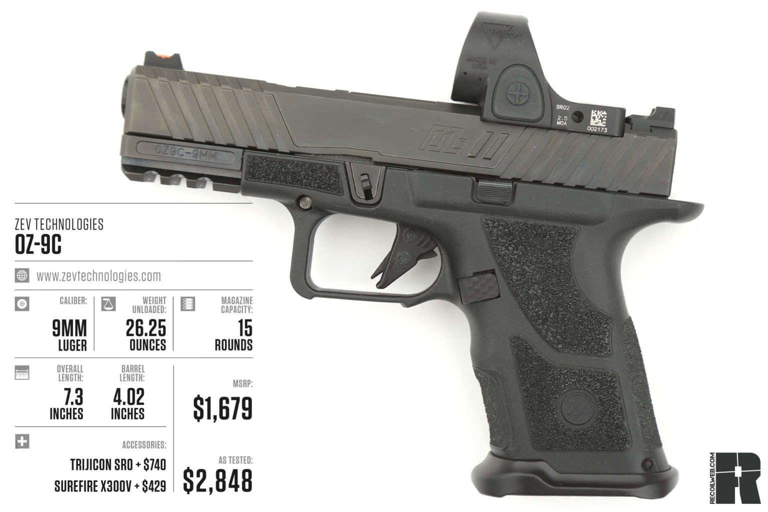 Wizard of Oz: Zev Tech's OZ-9 Compact Pistol | RECOIL