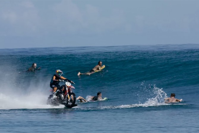 When dirt bike and surf collide: Robbie Madison's Pipe Dream