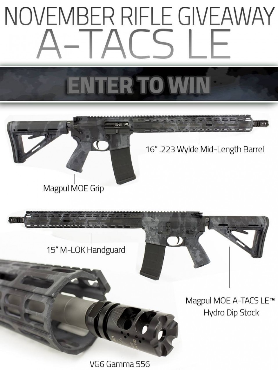 Aero Precision Monthly Rifle Giveaway: Custom A-TACS LE Camo ...