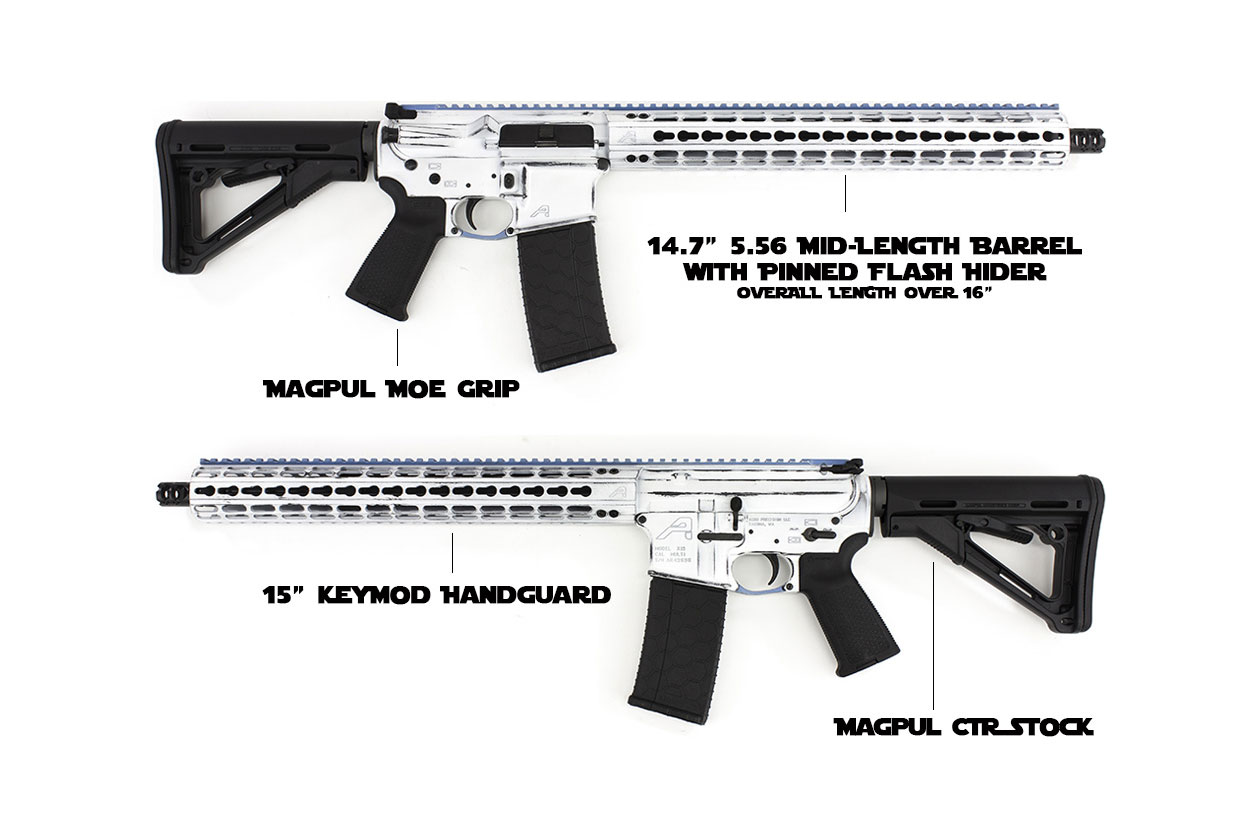 Aero Precision Battleworn White M4E1 Rifle Giveaway