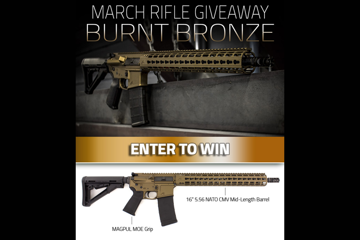 Aero Precision M4E1 Burnt Bronze Rifle Giveaway