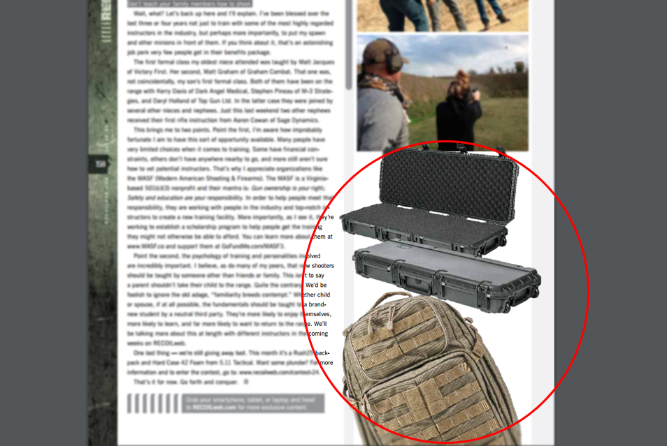 RECOIL Issue 24 Web Contest