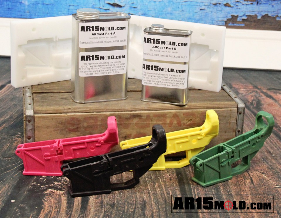 AR15mold.com Freedom-15 100% AR-15 Lower Mold Kit 92299 on April 7 ...