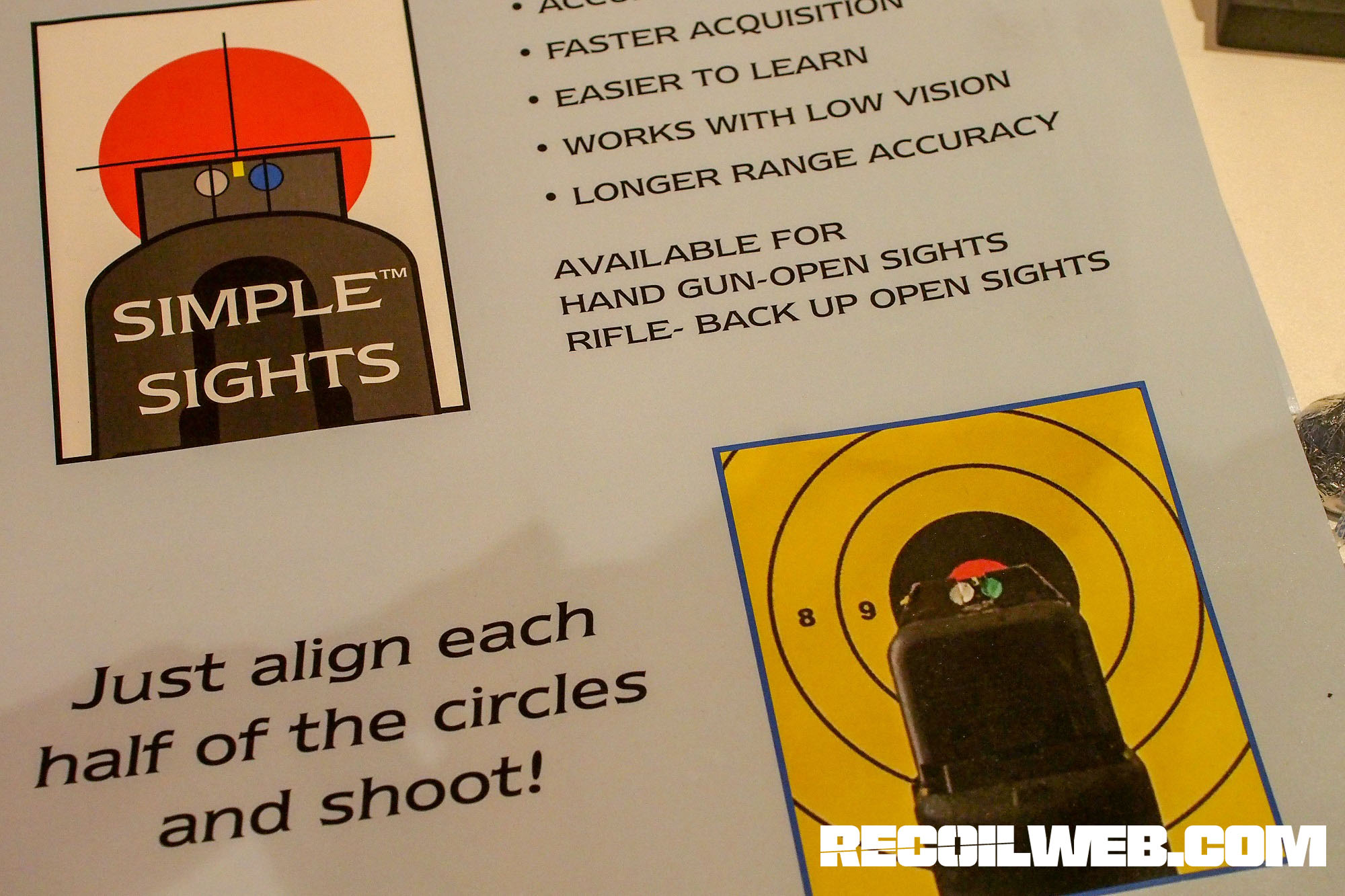 Not So Simple Sights, a New Product from SHOT Show | RECOIL