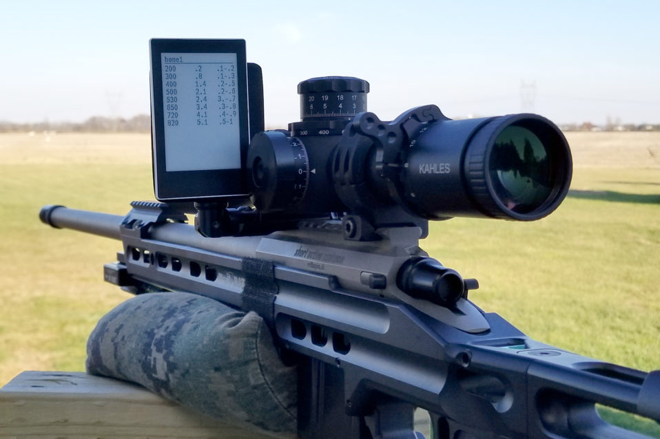 E-Dope Data Card by Down Range Systems | RECOIL