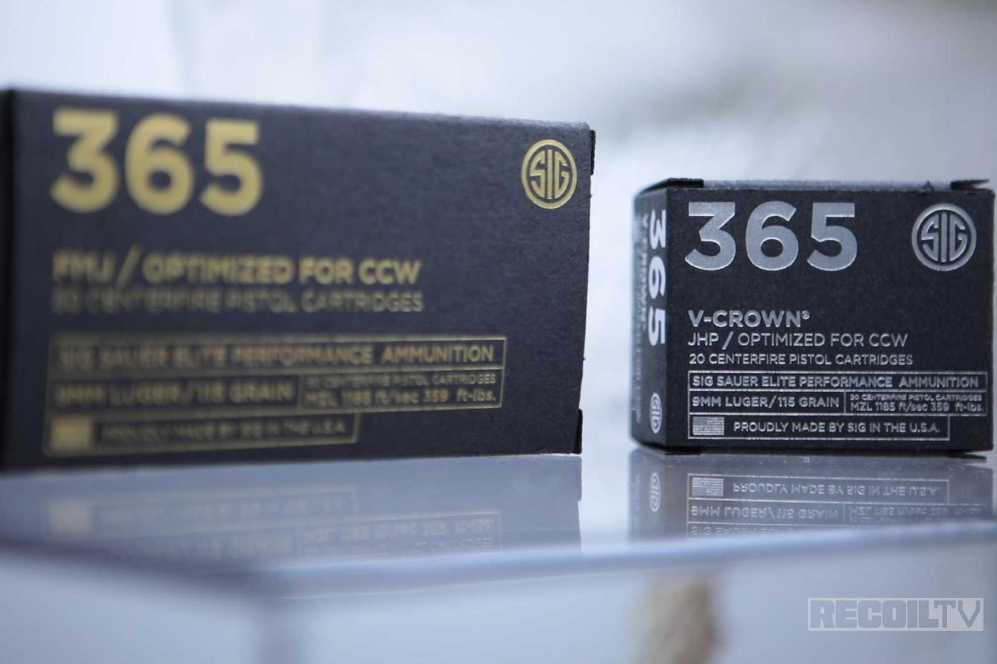 RECOILtv NRA 2018: Sig Sauer 365 Ammo | RECOIL