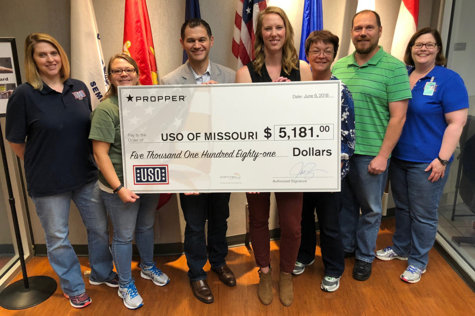 Propper Donates Portion of Memorial Day Week Proceeds to USO of ...