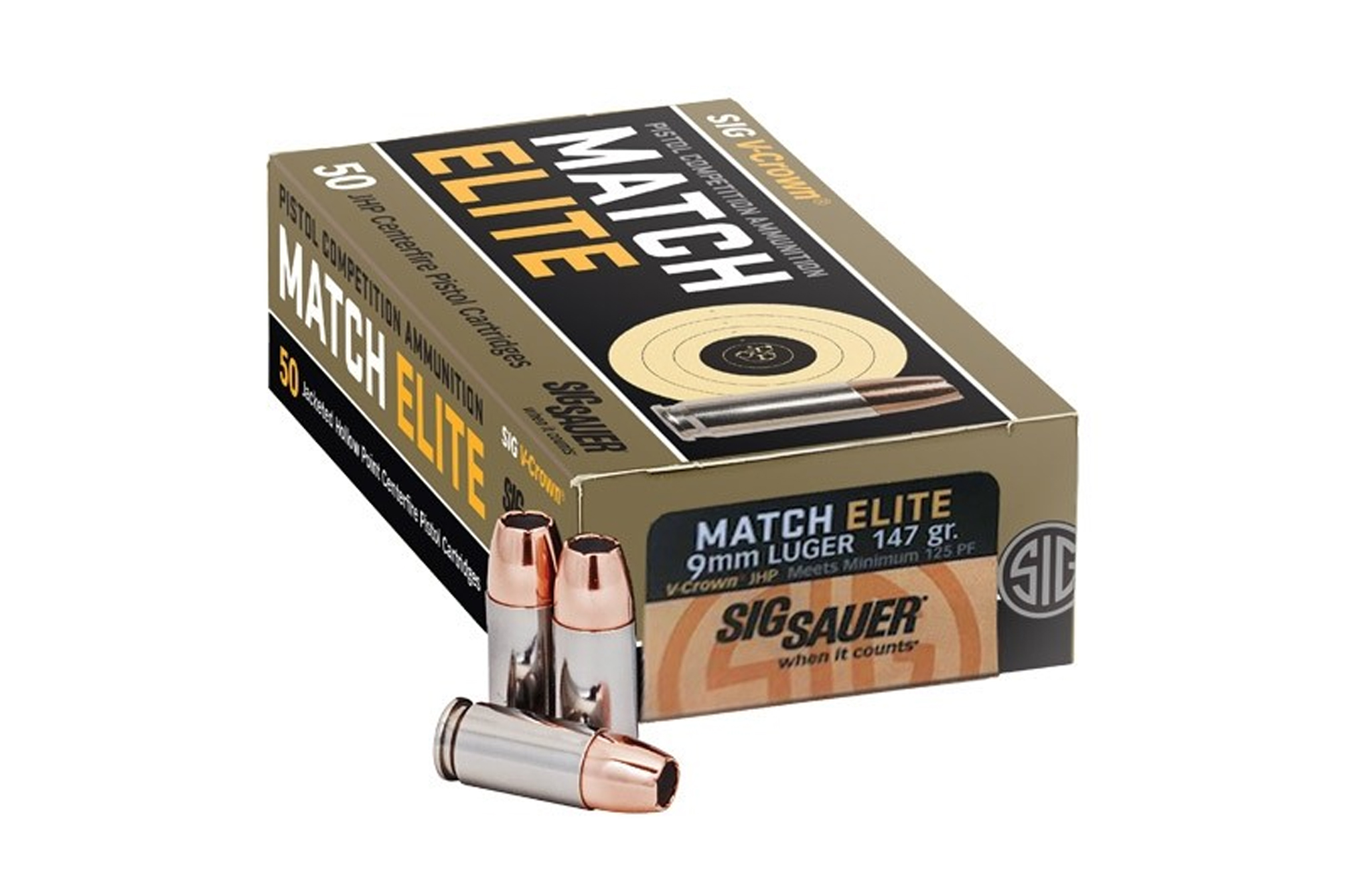 SIG SAUER Announces Match Elite Competition 9mm Ammunition | RECOIL