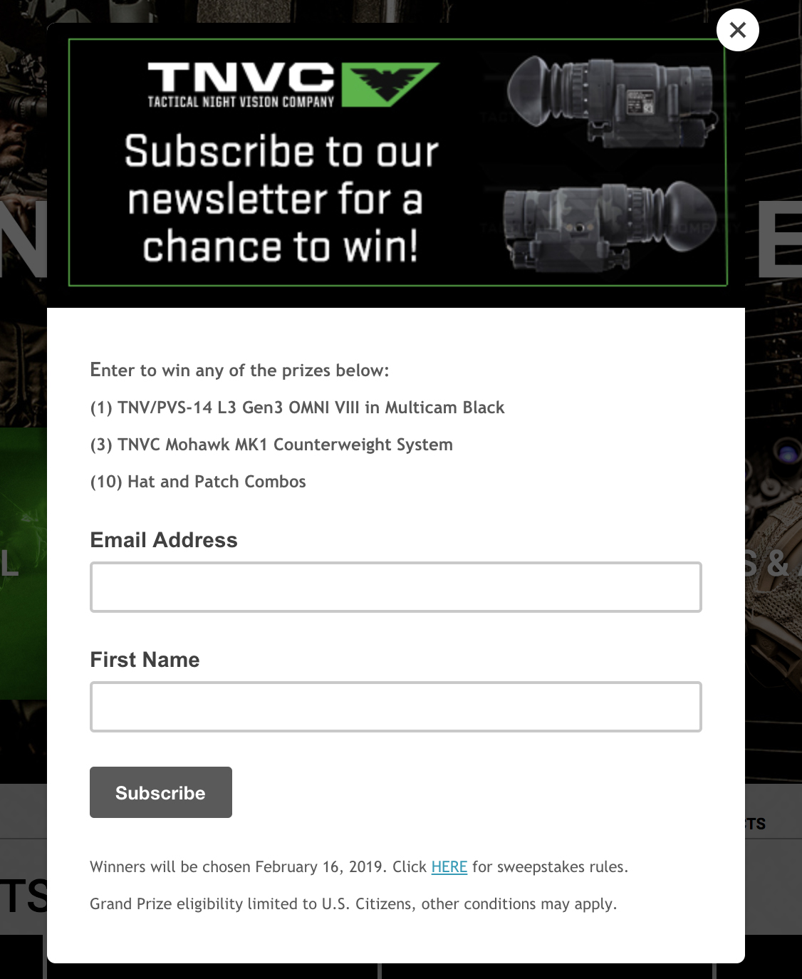 Giveaway: TNVC Launches New Website with a TNV/PVS-14 Giveaway | RECOIL