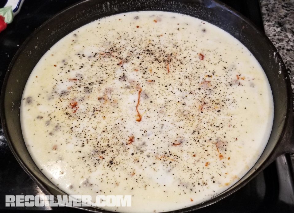 Game Dishes: Deer Sausage Gravy | RECOIL