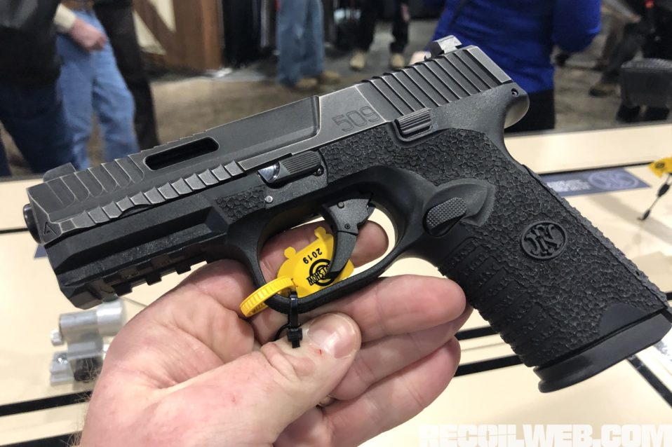 Did FN Leak Their Next Pistol At SHOT? | SHOT 2019 | RECOIL