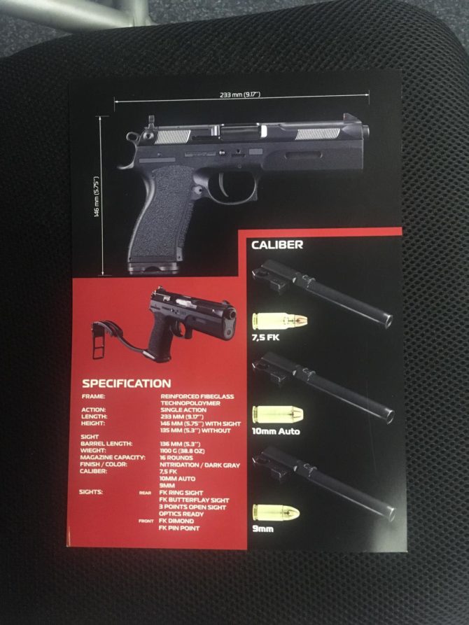 New FK BRNO PSD Multi-Caliber Pistol Released at IWA Outdoor Classics ...