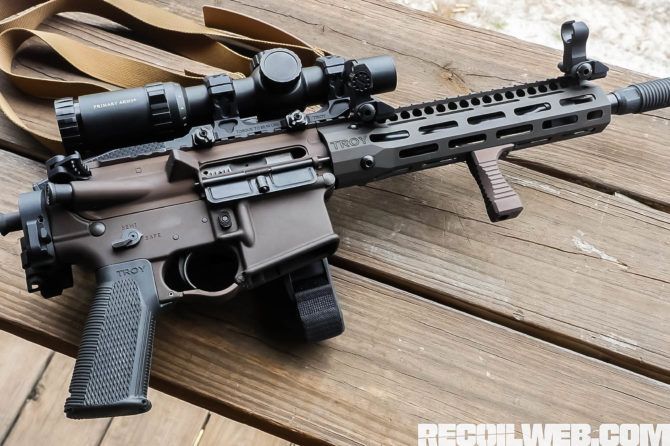 New Troy T-Sling, 45-Degree Sights & Precision Optic Mount | RECOIL