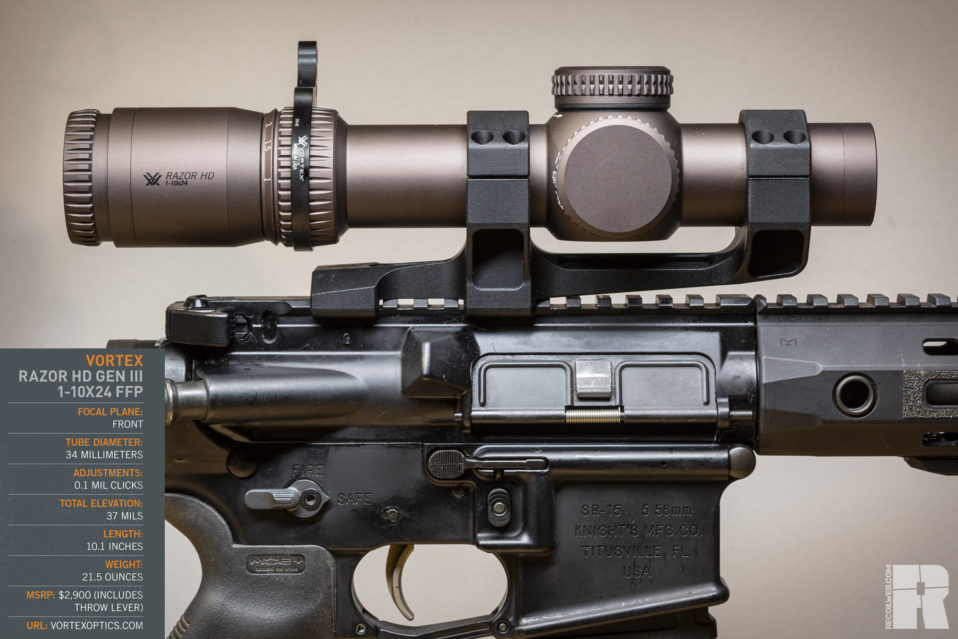 Review: Vortex Razor HD Gen III 1-10x24 FFP | RECOIL