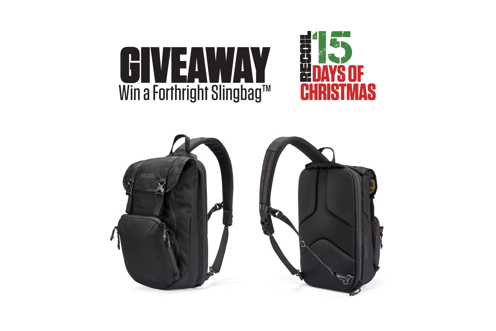 12 Days of Christmas 2021: Day 5 - Viktos FORTHRIGHT SLINGBAG | RECOIL