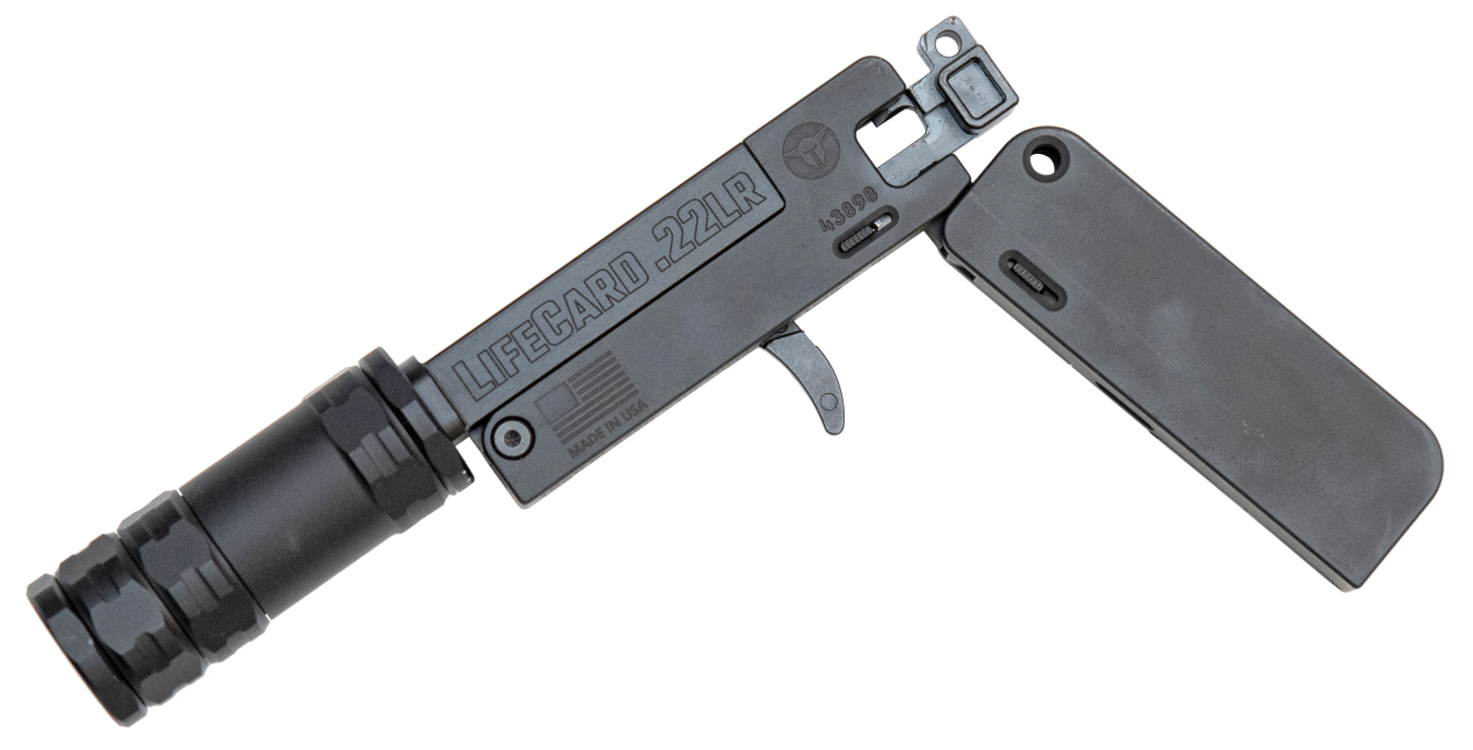 Suppressed Single-Shot .22 LR LifeCard: Meme Worthy Pocket Pistol | RECOIL