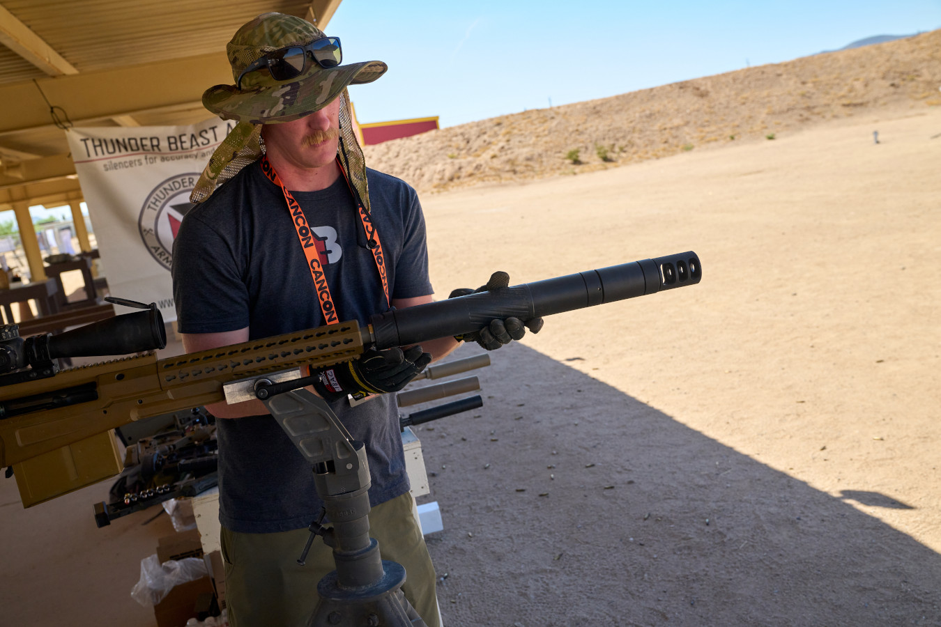 Thunder Beast .50 Cal Suppressor at CANCON Arizona | RECOIL