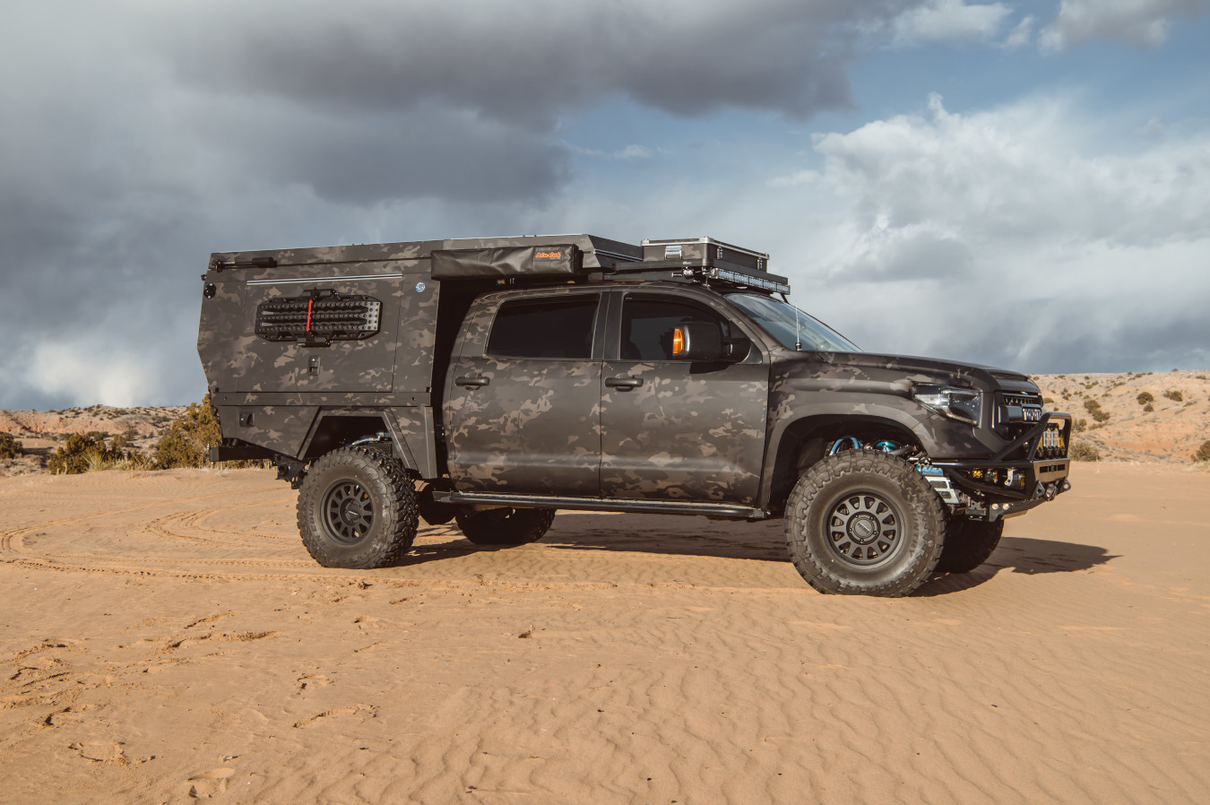 Multicam Dream Overlander: Supercharged Long-Travel Tundra by Tactical ...