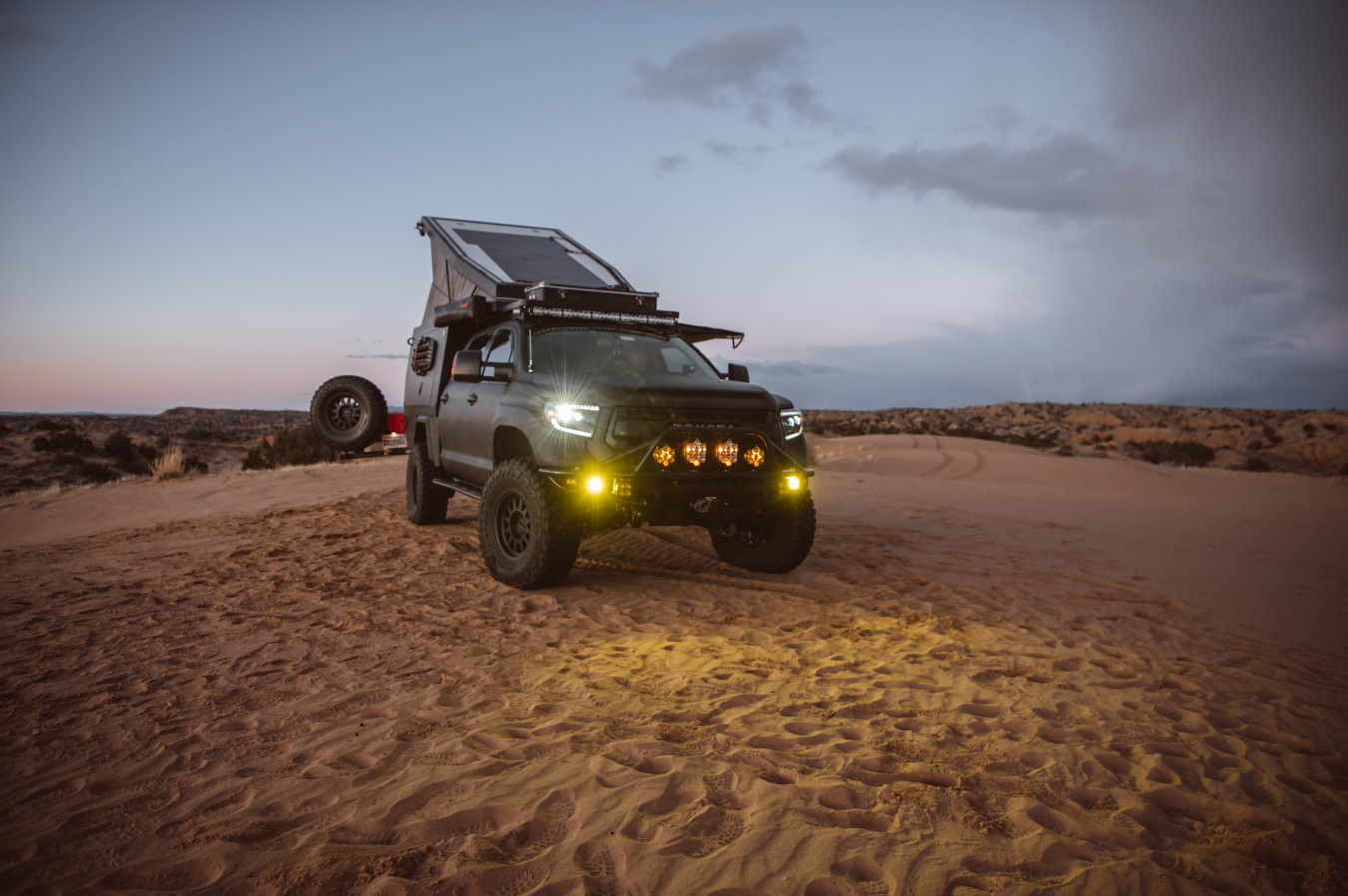Multicam Dream Overlander: Supercharged Long-Travel Tundra by Tactical ...