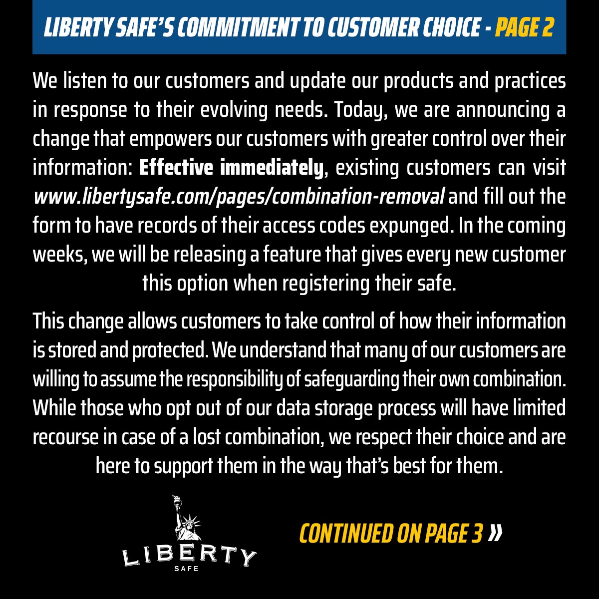 Your Gun Safe Might Not Be Safe: Liberty Safe Surrenders Access Code To ...
