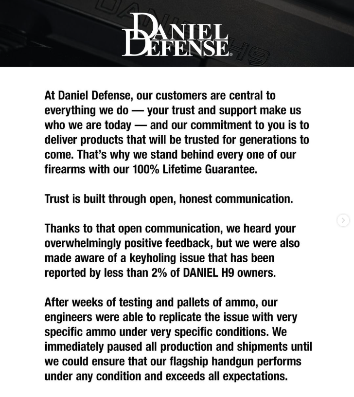 Daniel Defense H9 "Upgrade" Program For Keyholing Barrels | RECOIL