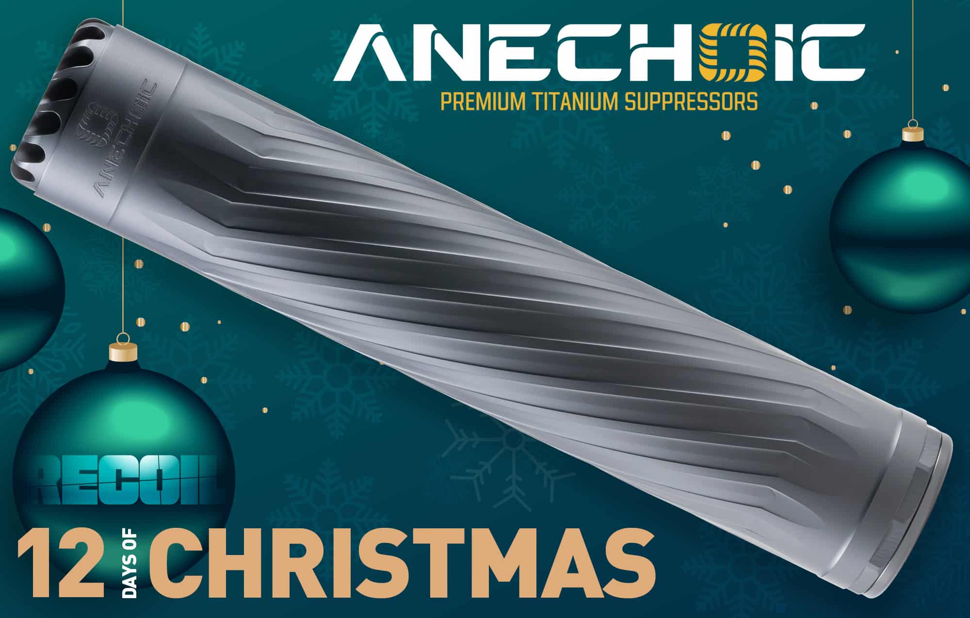 RECOIL's 12 Days of Christmas Giveaways - Day 1 Anechoic Suppressors - ENDED | RECOIL