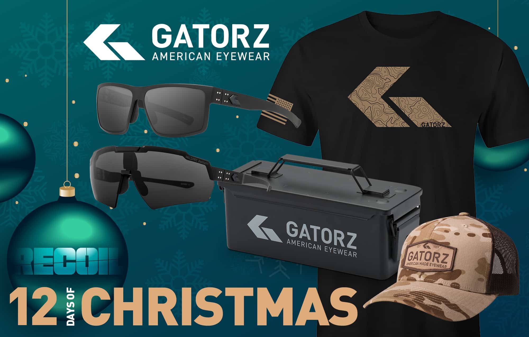 RECOIL's 12 Days of Christmas Giveaways - Day 2 Gatorz Eyewear | RECOIL