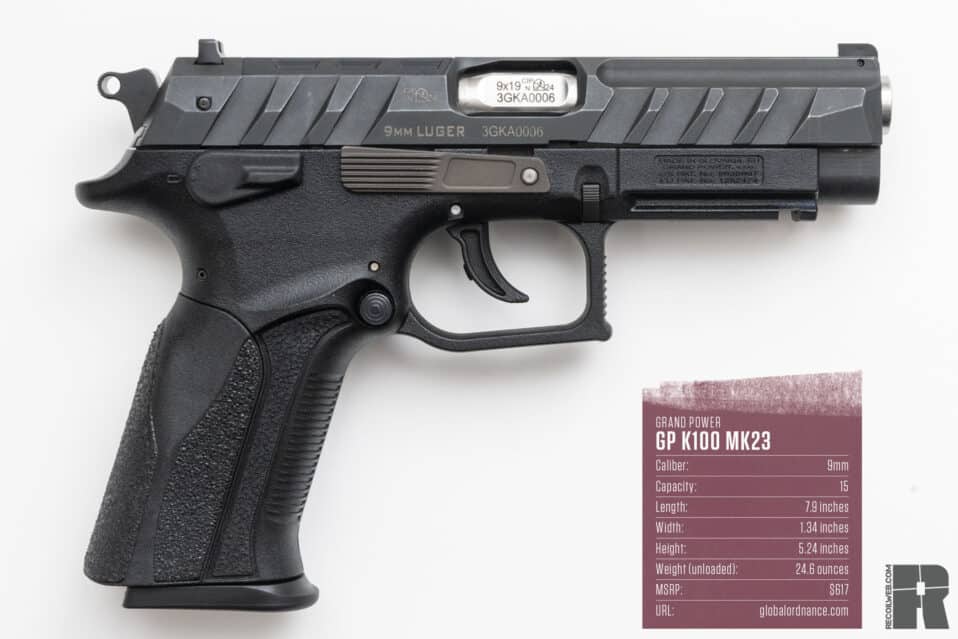 Grand Power K100 Mk23 [REVIEW] | RECOIL